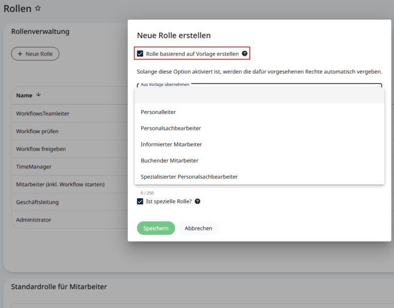 Mitarbeiter-Login einrichten